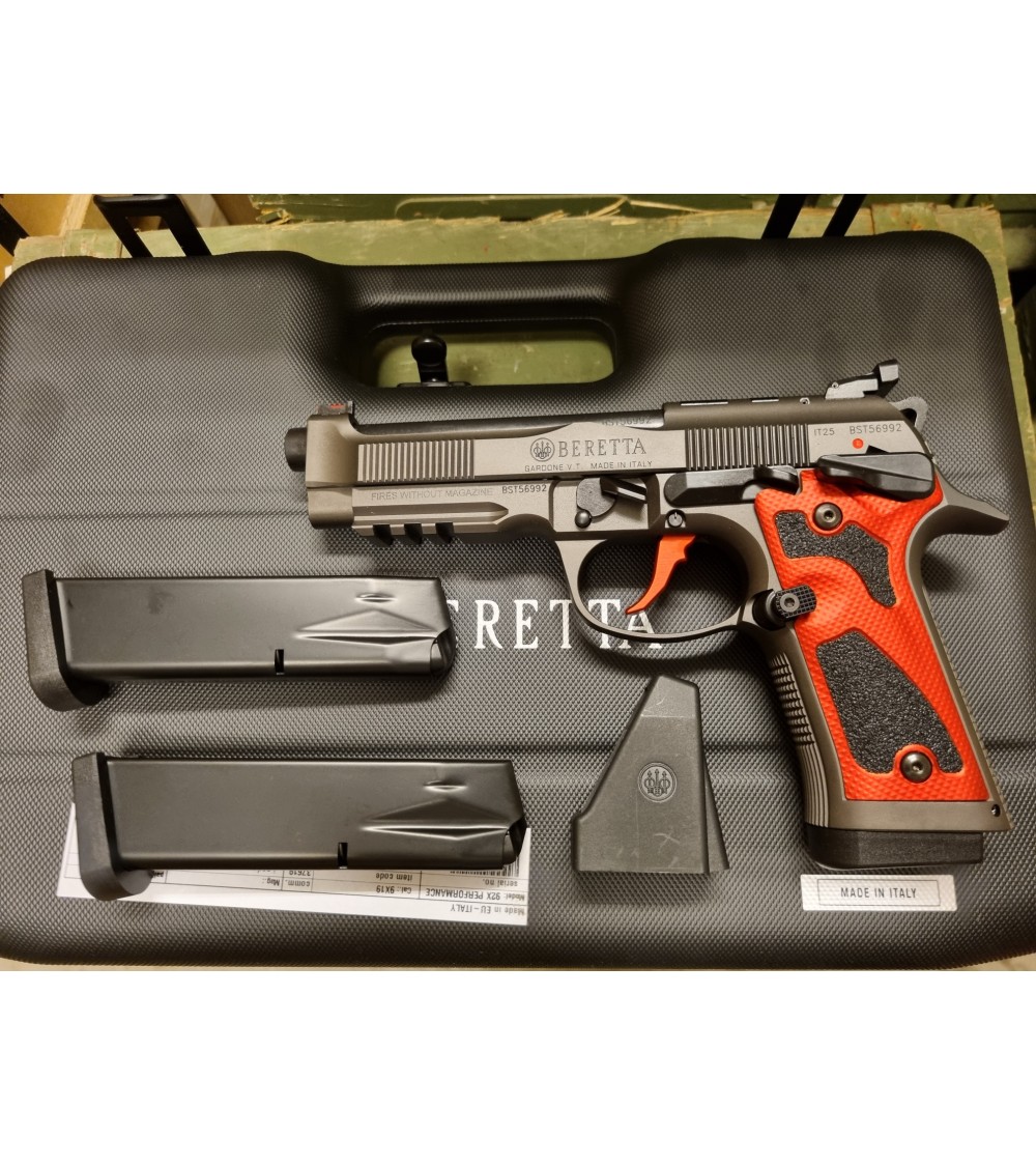 Beretta 92X Performance, 9x19, neuf, Edition RED