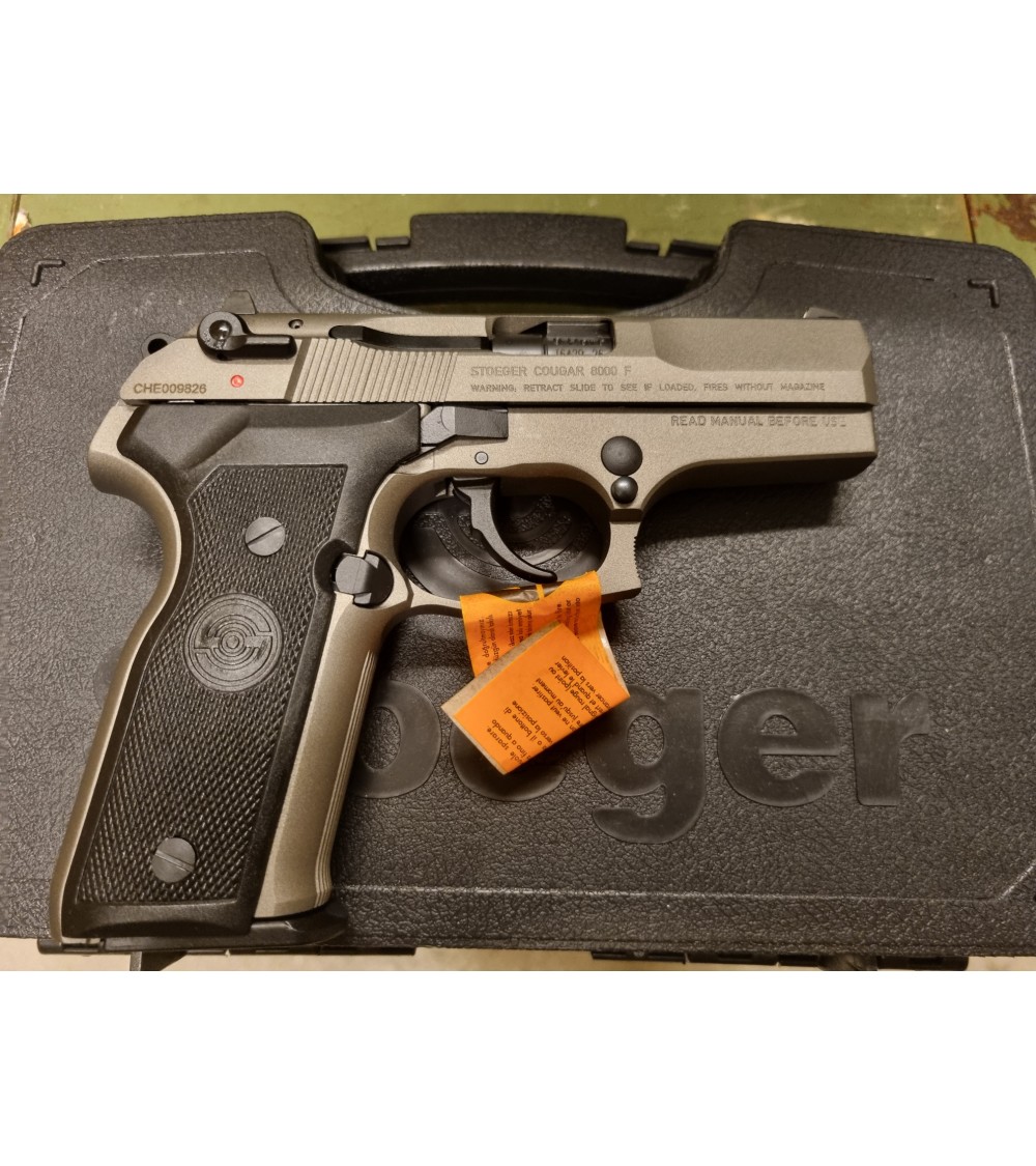 Stoeger Cougar 8000 F Gris, 9x19, neuf